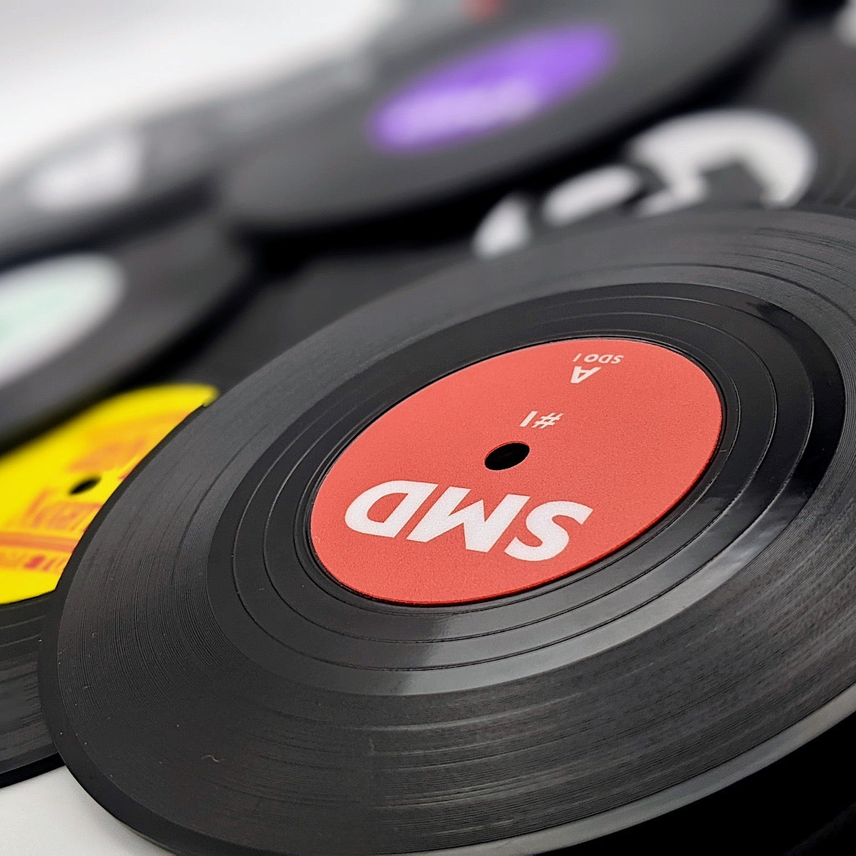 Mini vinyl record coasters - 90s rave – Divine Handcraft