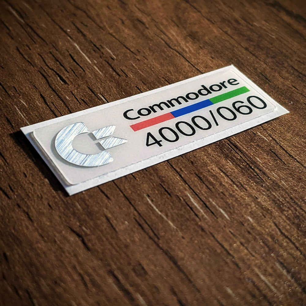 Commodore Amiga A4000 replacement badges – Divine Handcraft