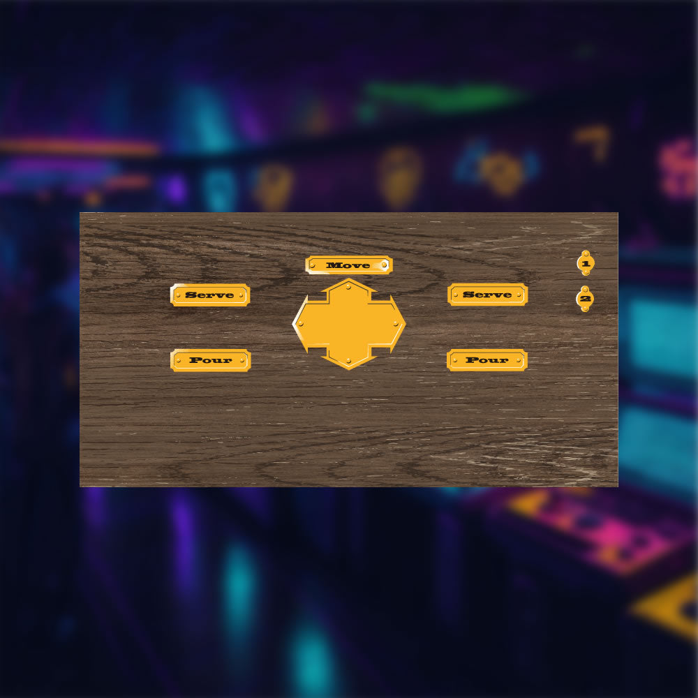 "Root Beer Tapper" control panel overlay – Divine Handcraft