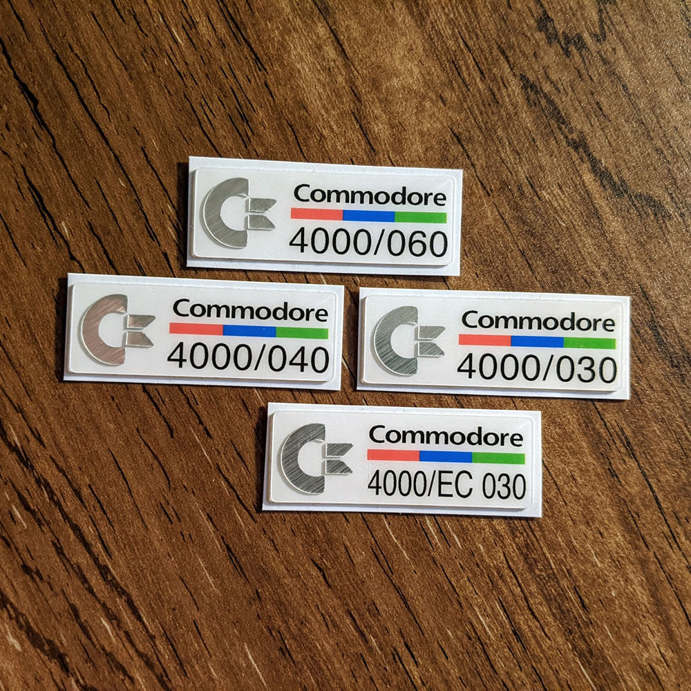 Commodore Amiga A4000 replacement badges – Divine Handcraft