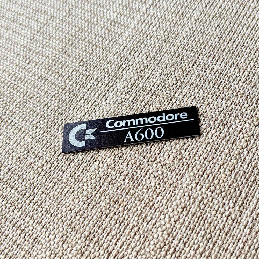 Amiga A600 case badge – Divine Handcraft