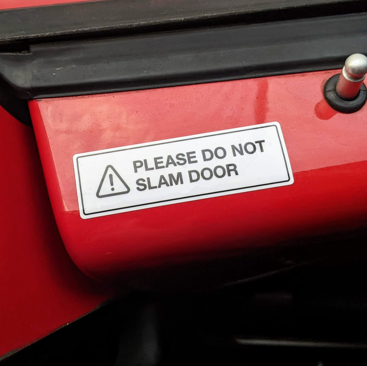 "PLEASE DO NOT SLAM DOOR" warning label / sticker – Divine Handcraft