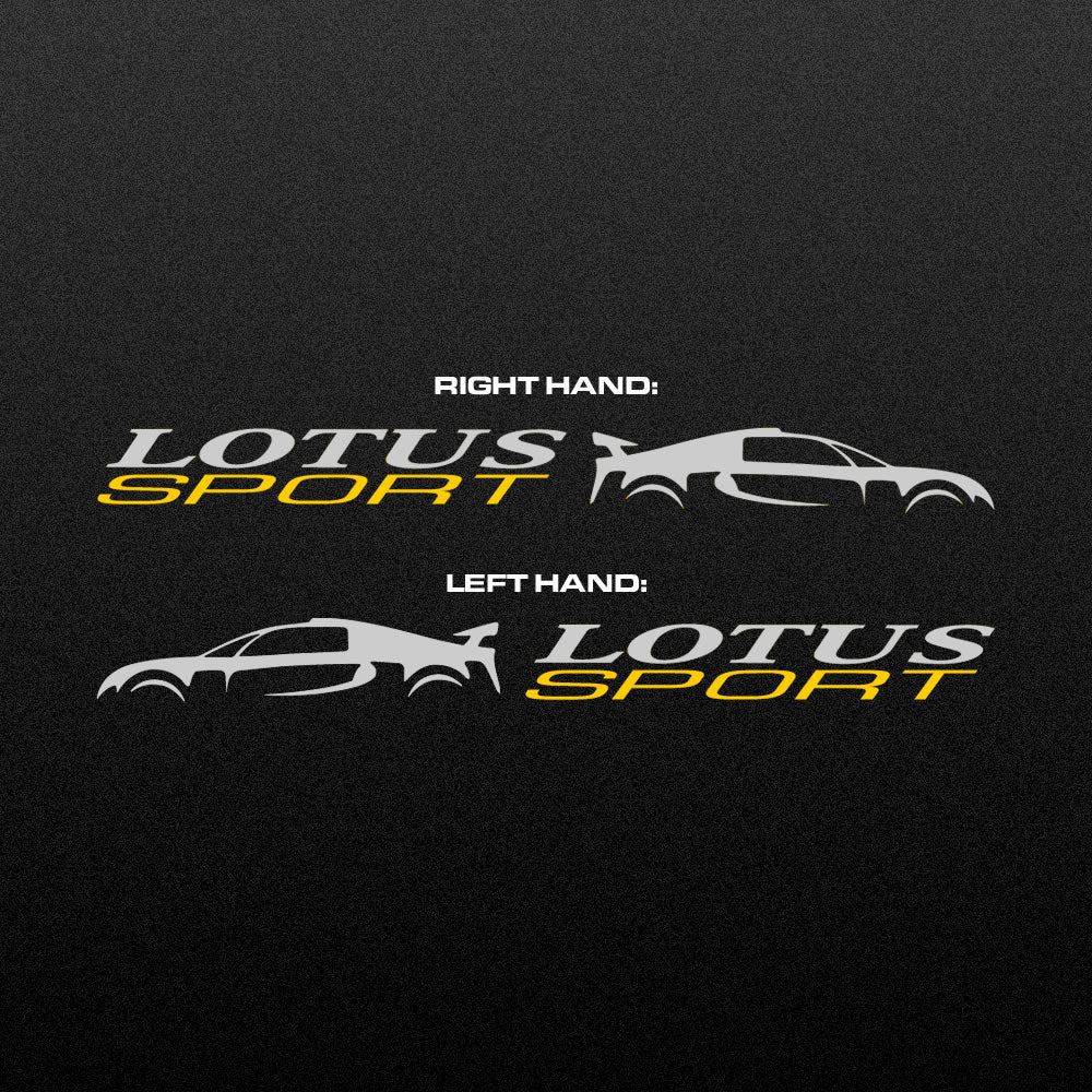 LOTUS SPORT decal (horizontal version) – Divine Handcraft