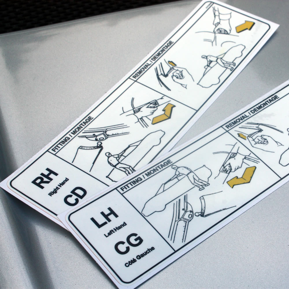 Cant Rail replacement labels (Elise S1) – Divine Handcraft