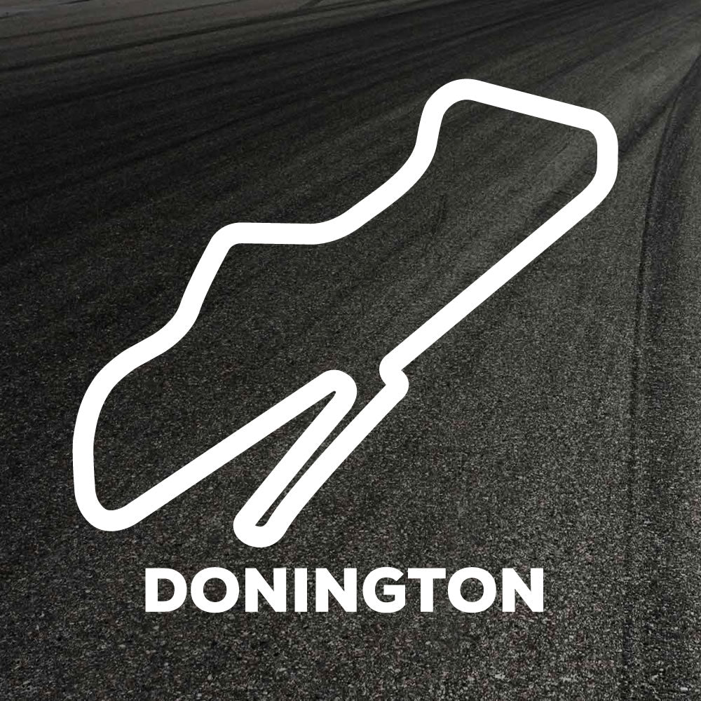 Donington Circuit Outline decal – Divine Handcraft
