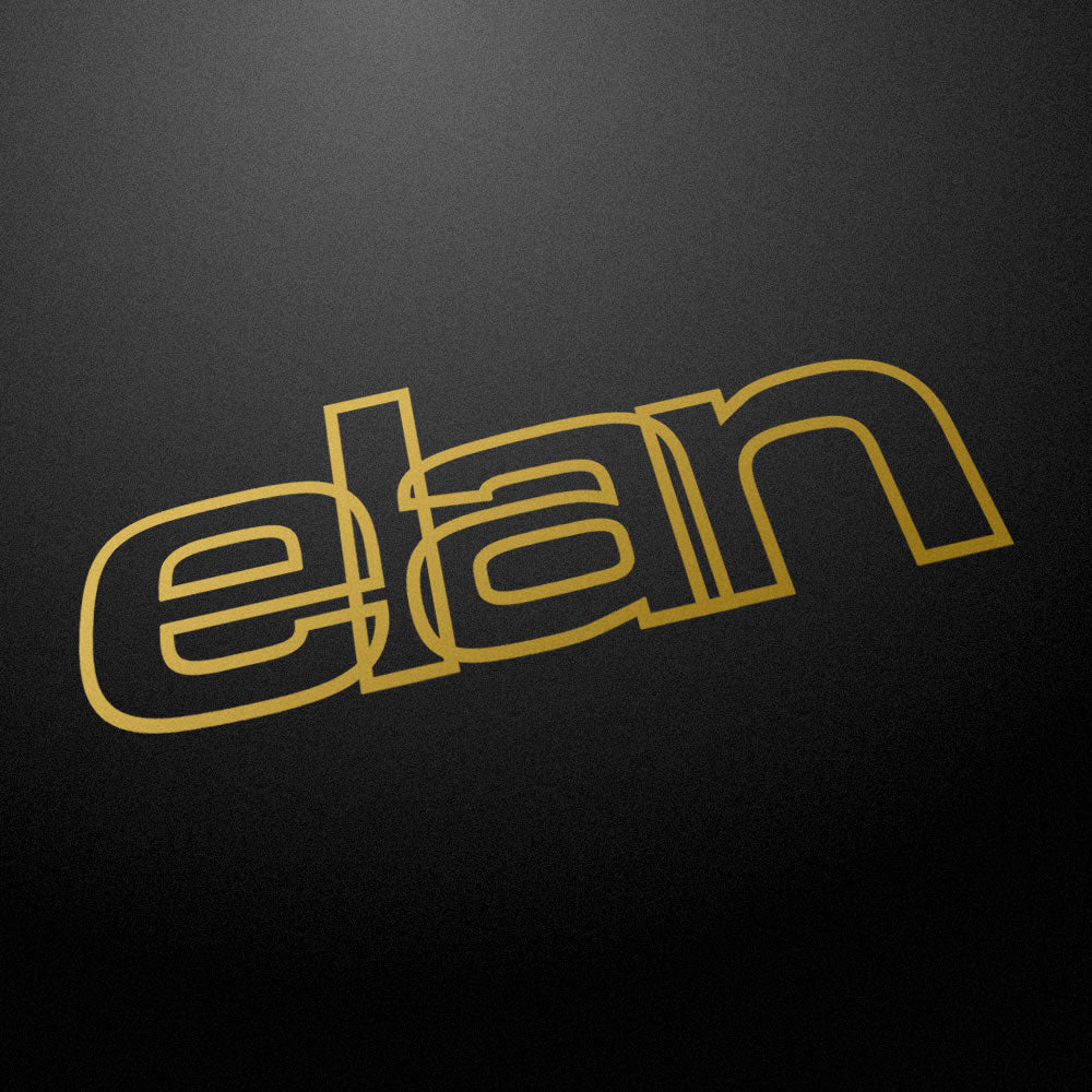 "elan" 80s style retro decal – Divine Handcraft