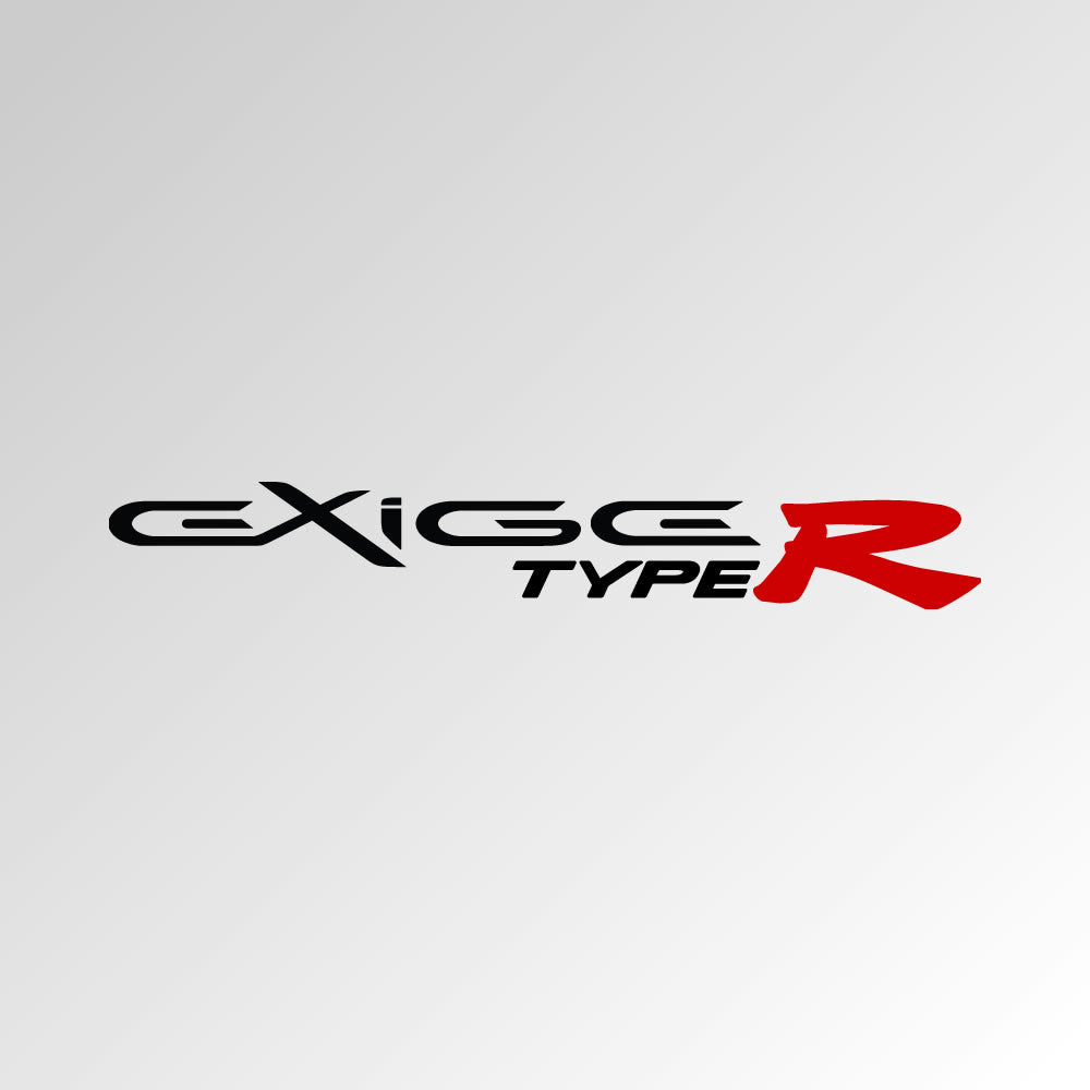 EXIGE TYPE R decal - for Lotus Exige S2 – Divine Handcraft