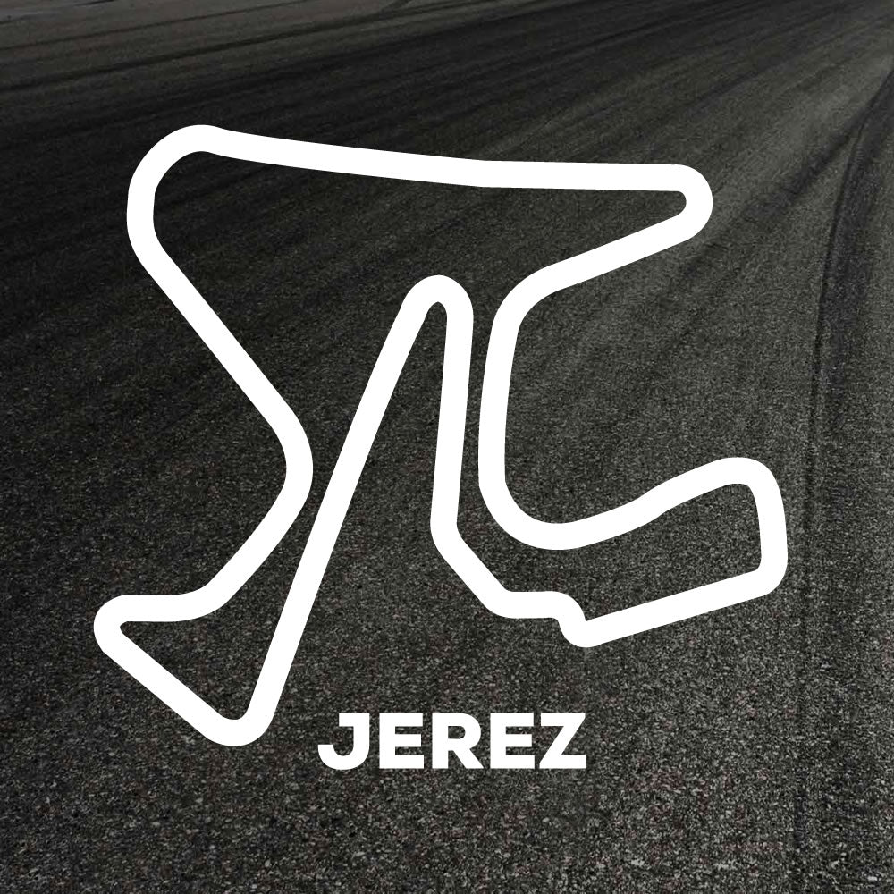 Jerez Circuit Outline decal – Divine Handcraft