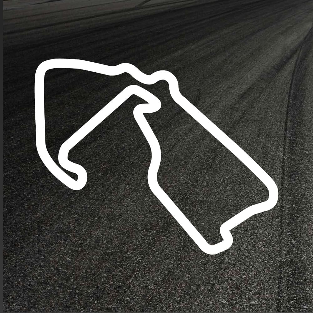 Silverstone Circuit Outline decal – Divine Handcraft